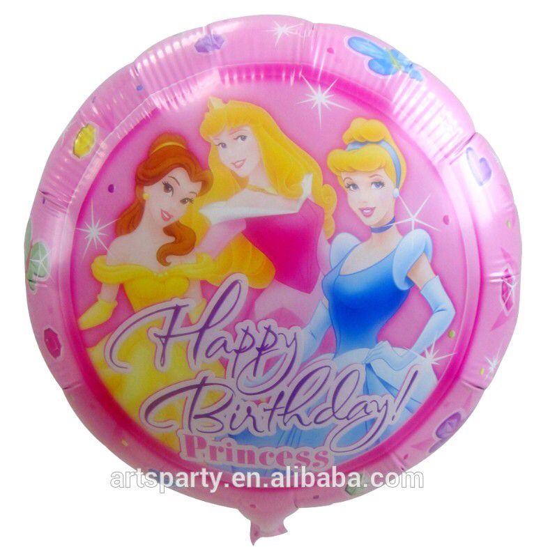 Princess Happy Birthday 18 " balloon – BLACK TIE GIFTS