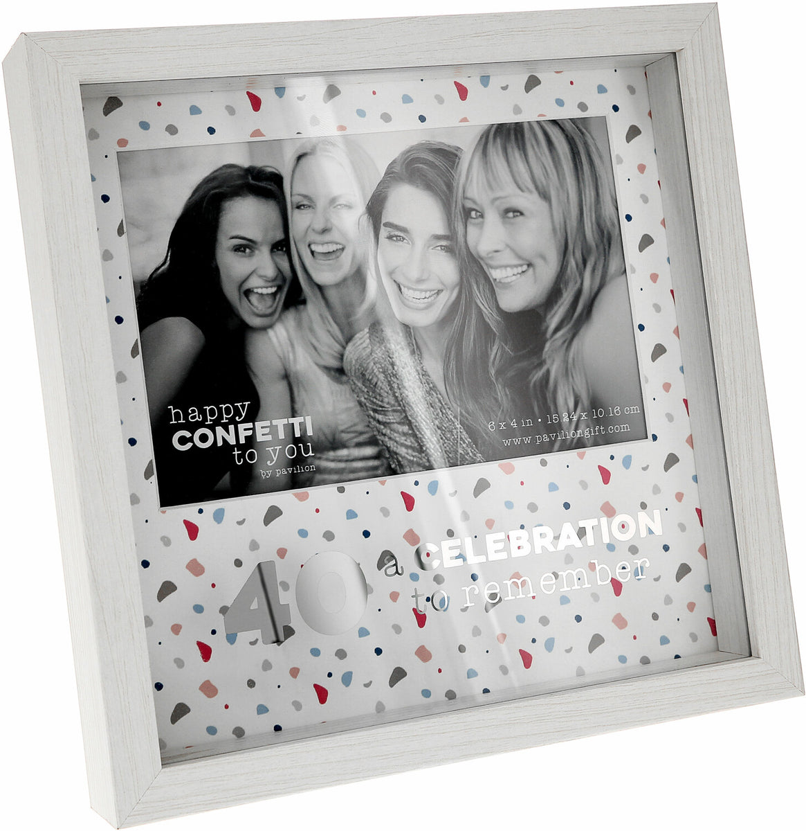 40TH BIRTHDAY SHADOW BOX FRAME – BLACK TIE GIFTS