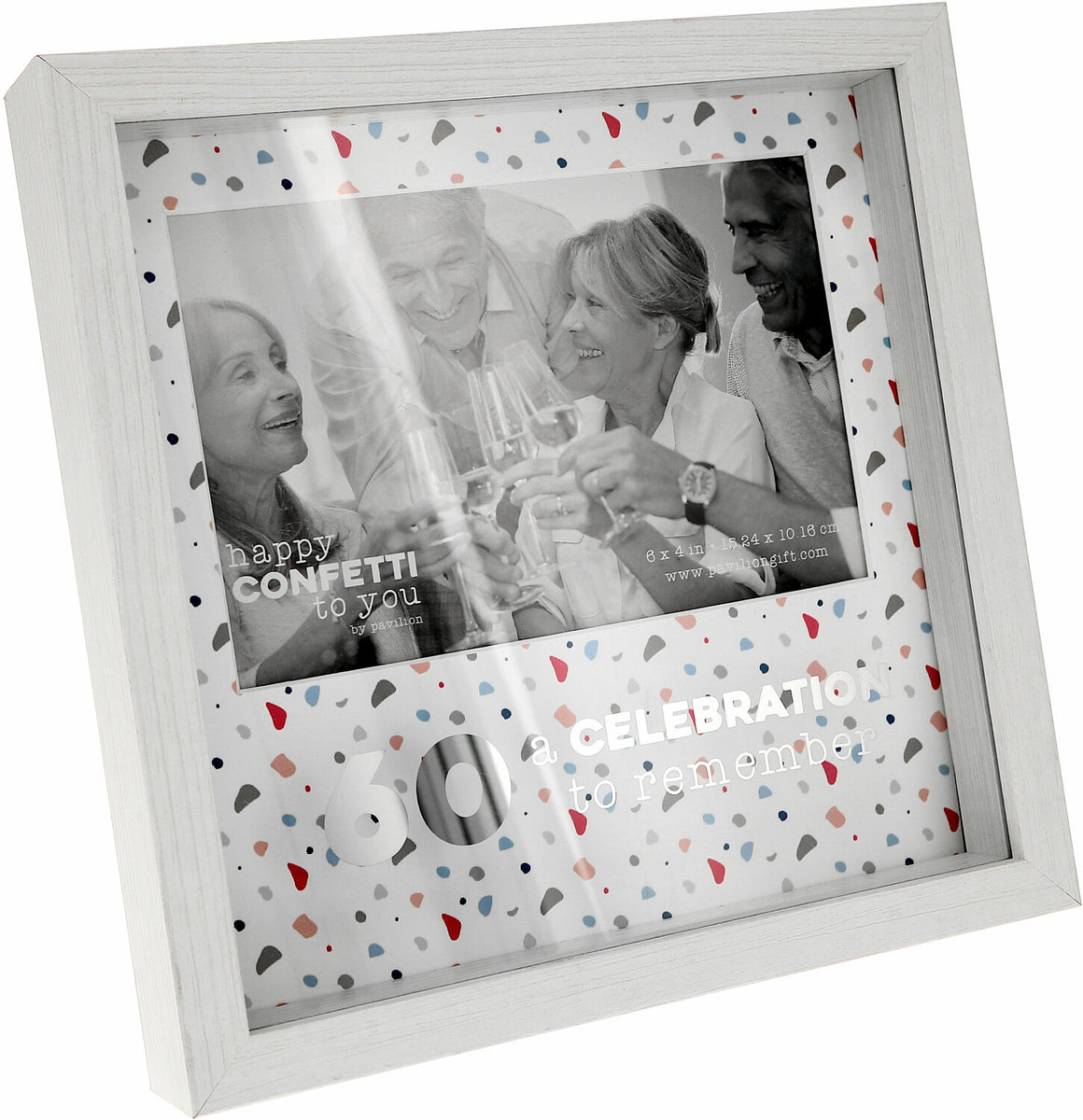 60TH BIRTHDAY SHADOW BOX FRAME – BLACK TIE GIFTS